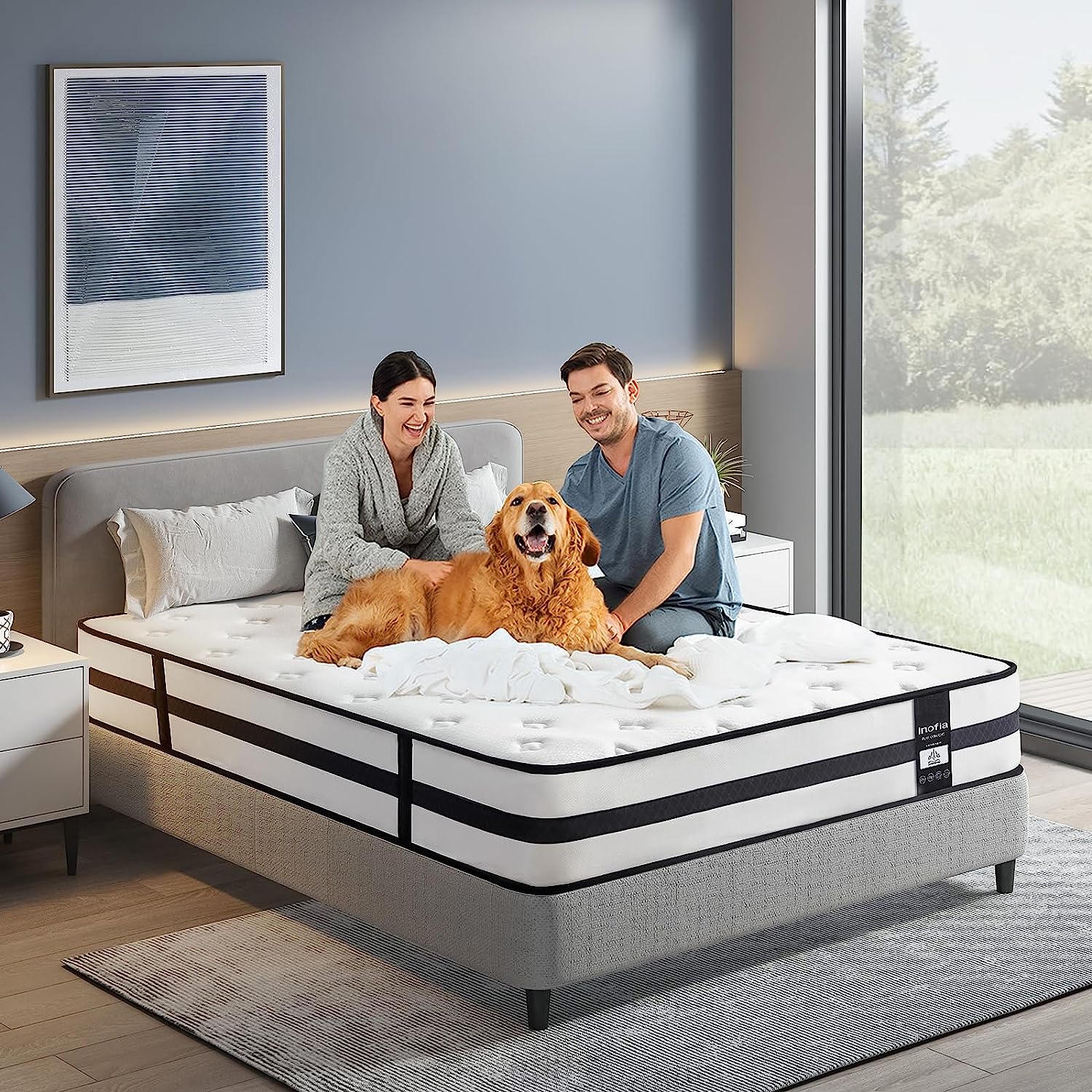 Inofia 10 Inch Hybrid Mattress Medium Firm | The Original Collection ...