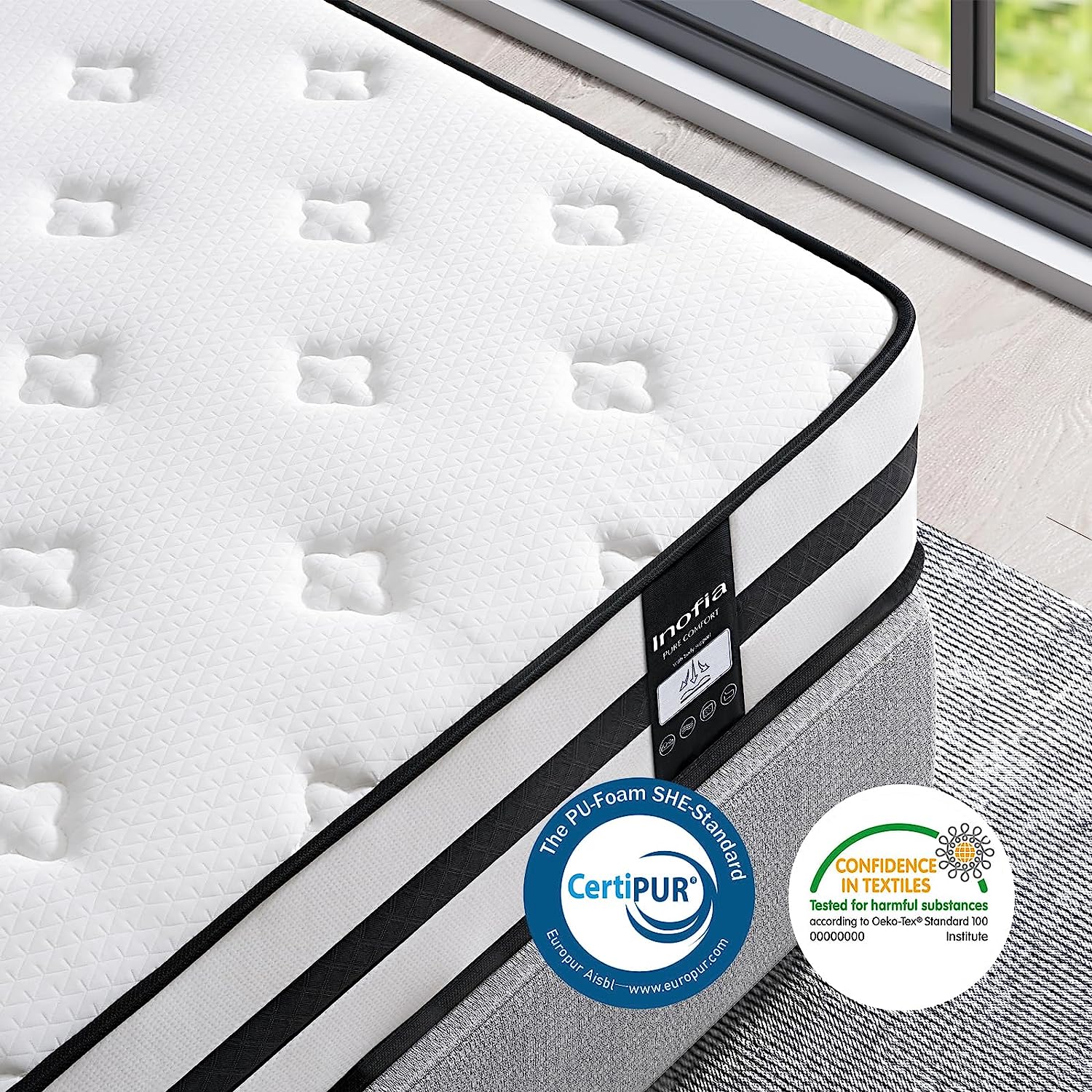 Inofia 10 Inch Hybrid Mattress Medium Firm | The Original Collection ...
