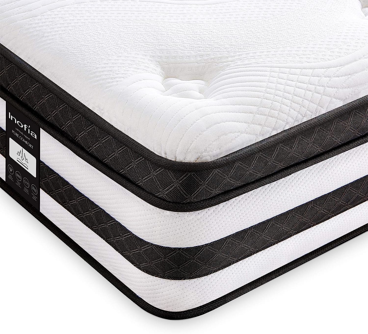 Inofia 25CM Single | Double Hybrid Mattress Medium Firm for Side Sleep ...